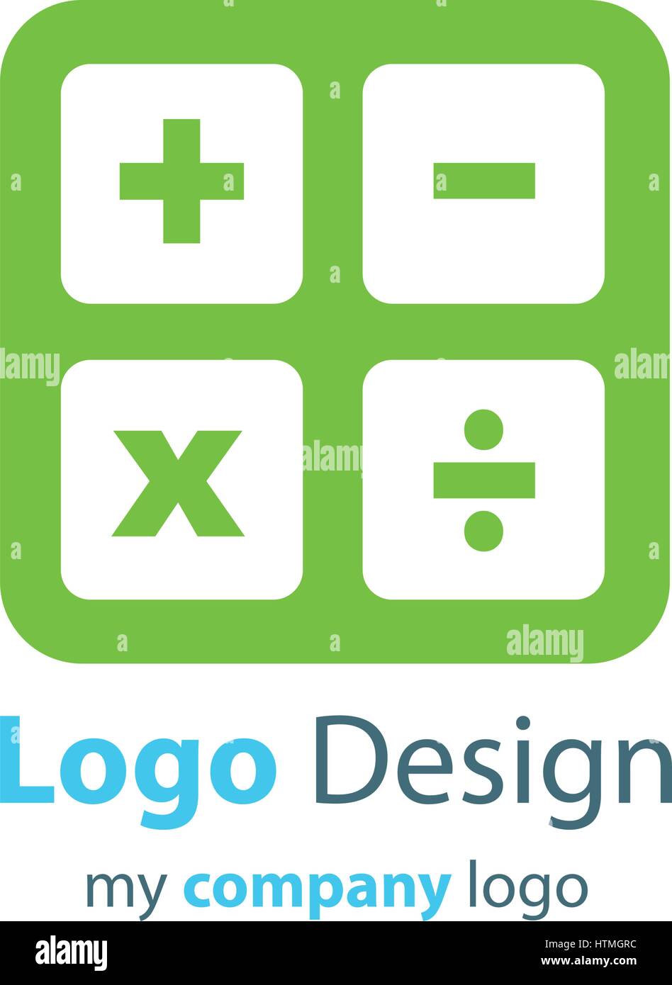 Design calculator logo green color Stock Vector Image & Art - Alamy