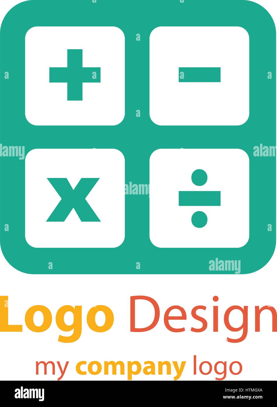 Design calculator logo Stock Vector Image & Art - Alamy