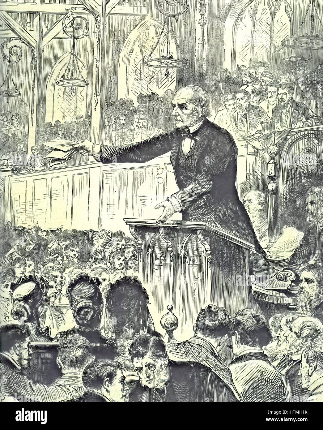 Election campaign, November/December 1885. Gladstone, Leader of the ...