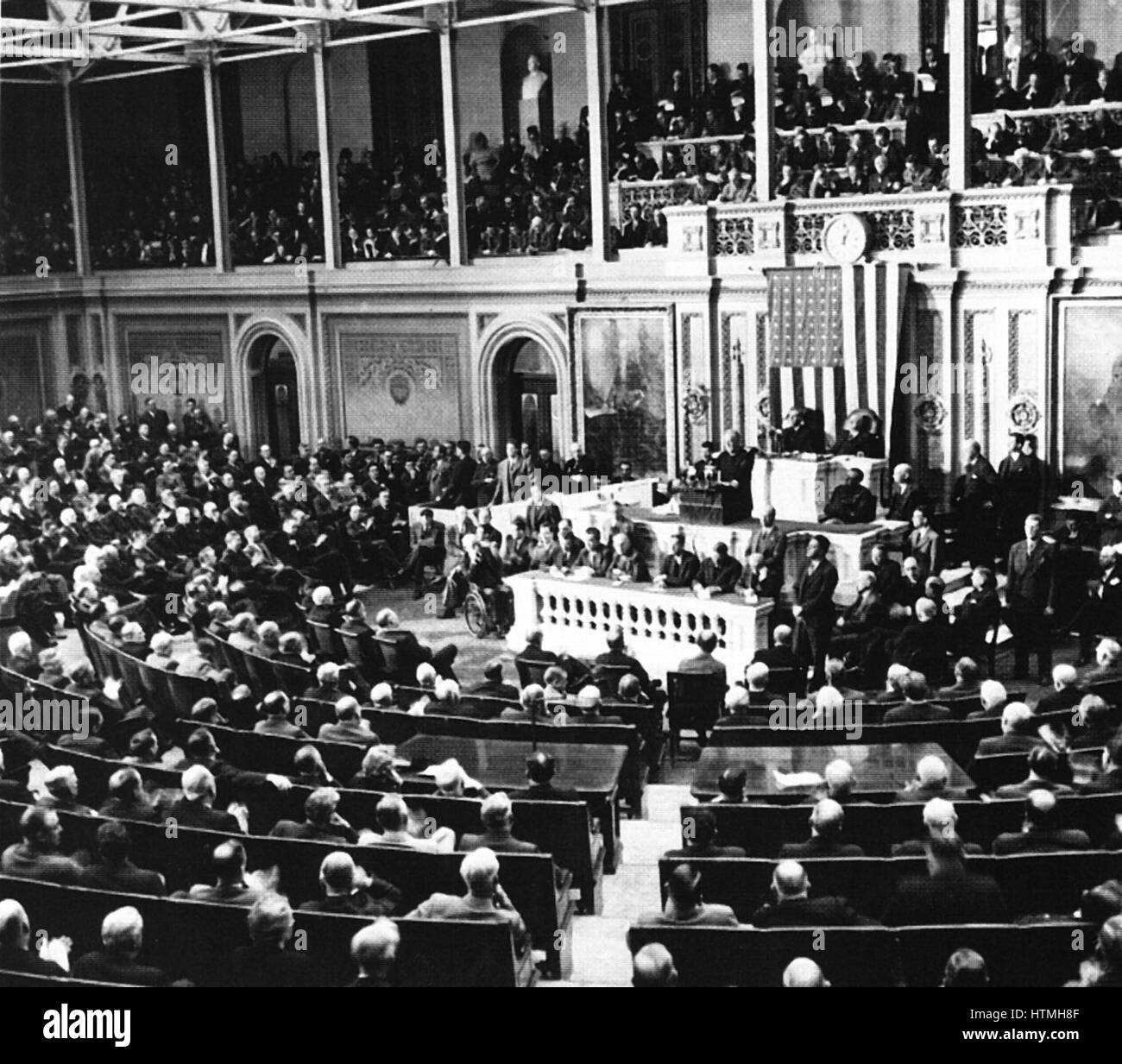 War declaration on japan Black and White Stock Photos & Images - Alamy