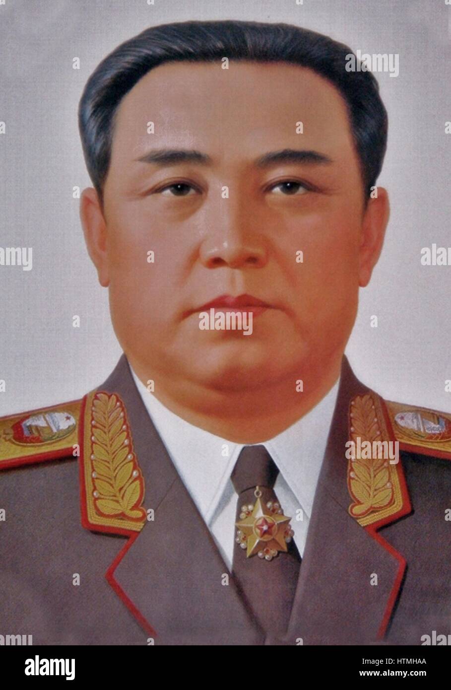 Kim il sung portrait hi-res stock photography and images - Alamy