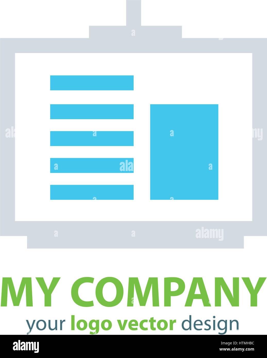 design presentation Logo blue, green color Stock Vector Image & Art - Alamy