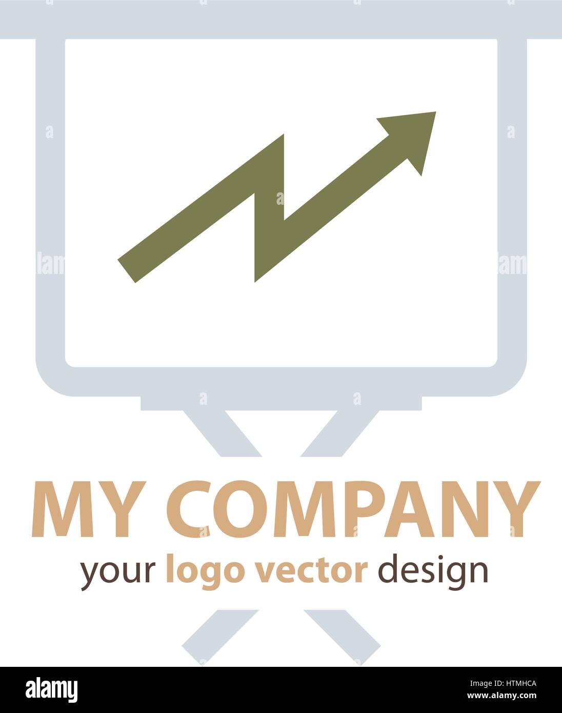 Presentation logo Stock Vector Images - Alamy