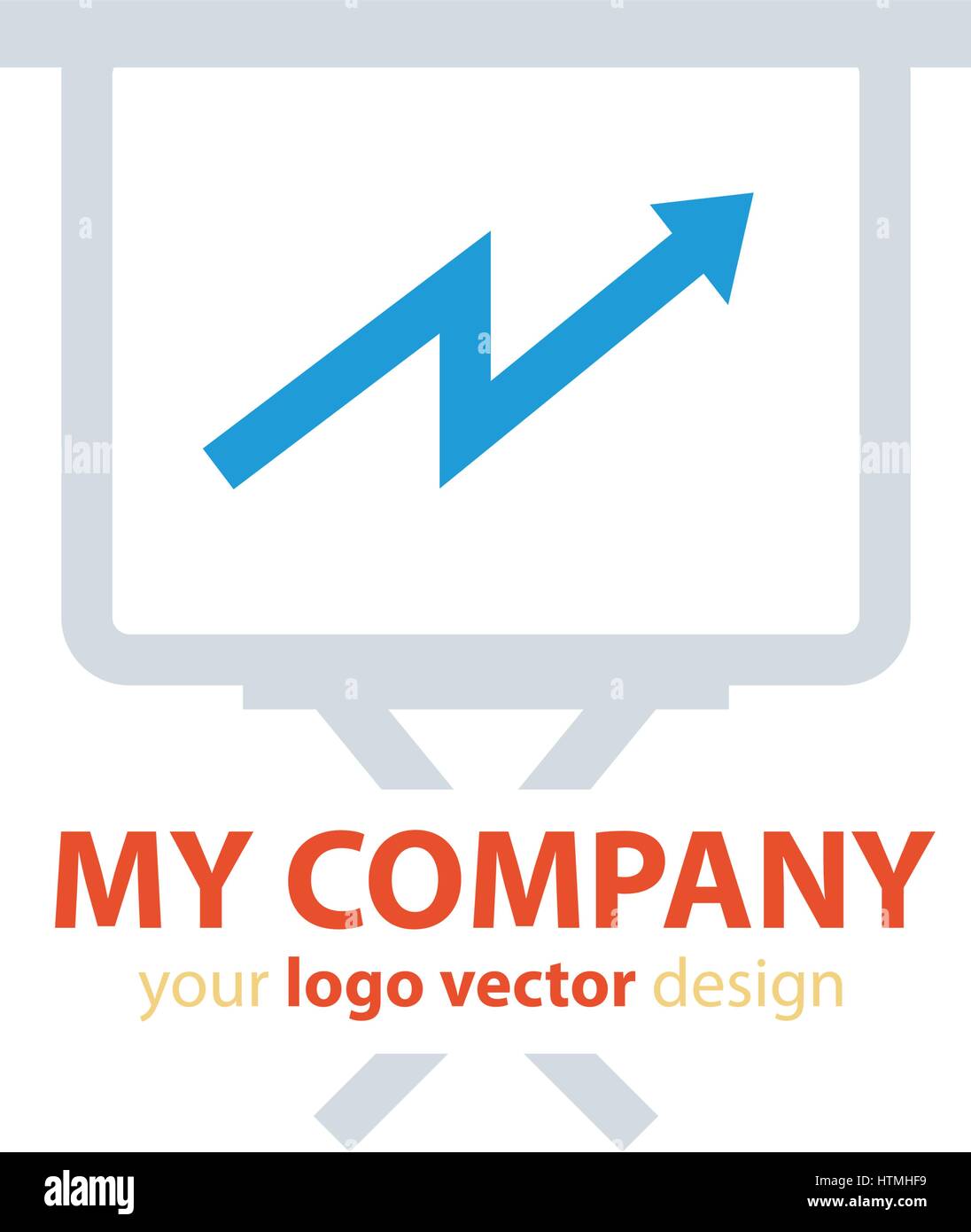 Blue orange color corporate Stock Vector Images - Alamy