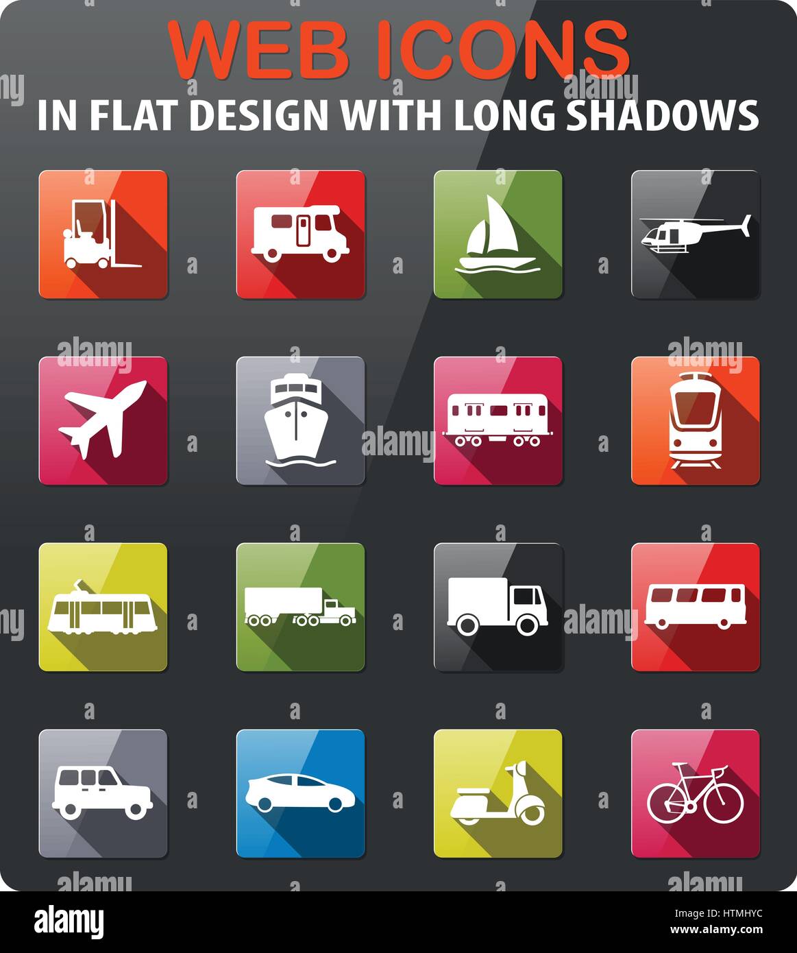 Long freight train Stock Vector Images - Alamy