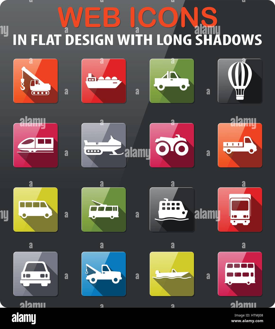 Trolley bus transportation in Stock Vector Images - Alamy