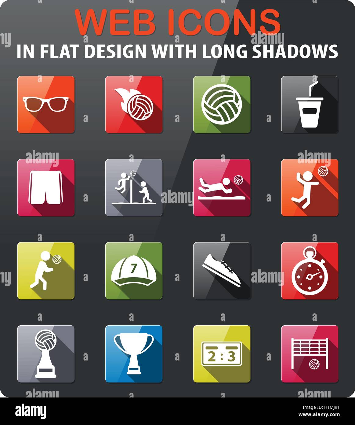 Volleyball set of two hi-res stock photography and images - Alamy