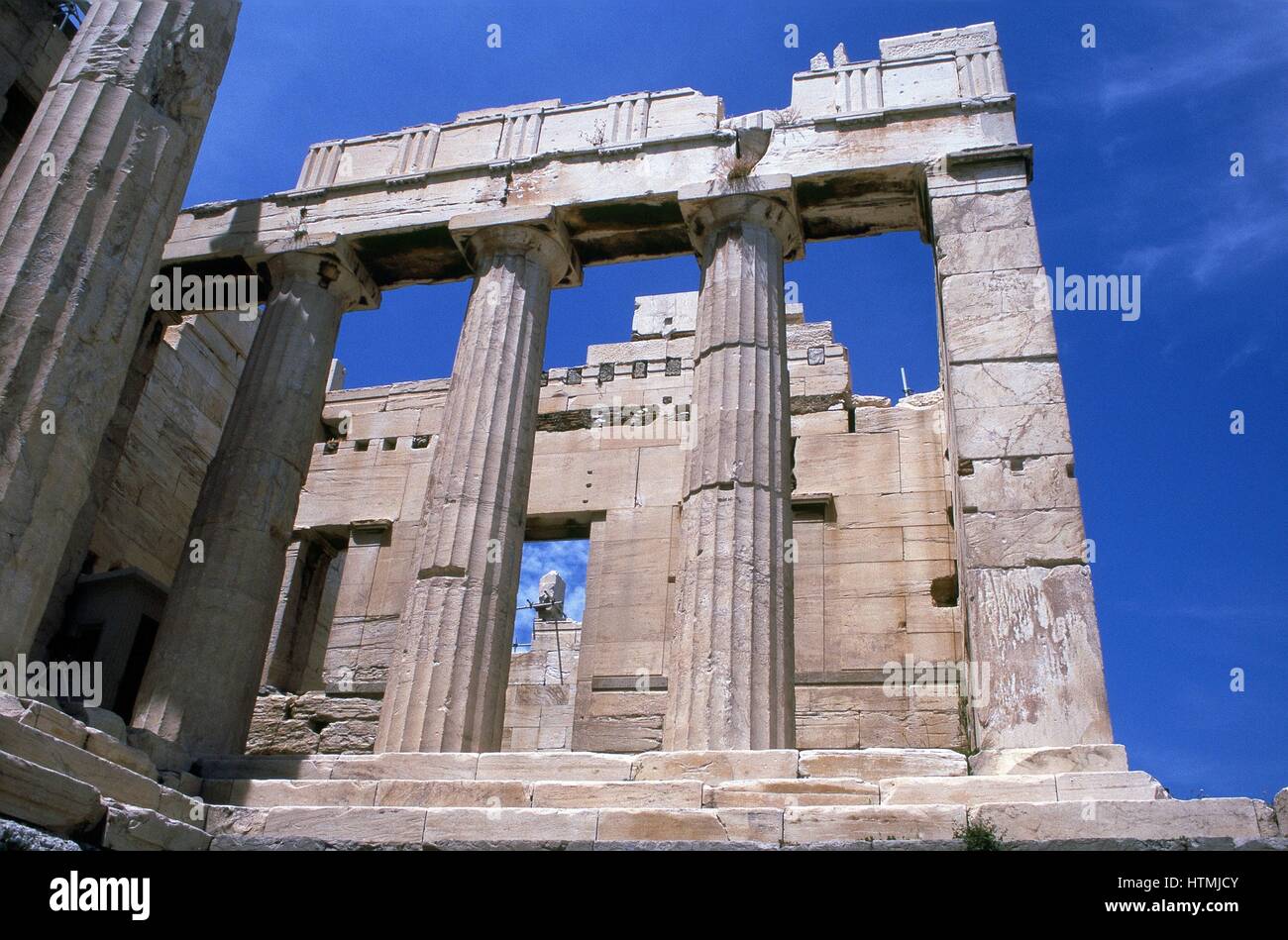 Entrance to the Acropolis, Athens Stock Photo - Alamy
