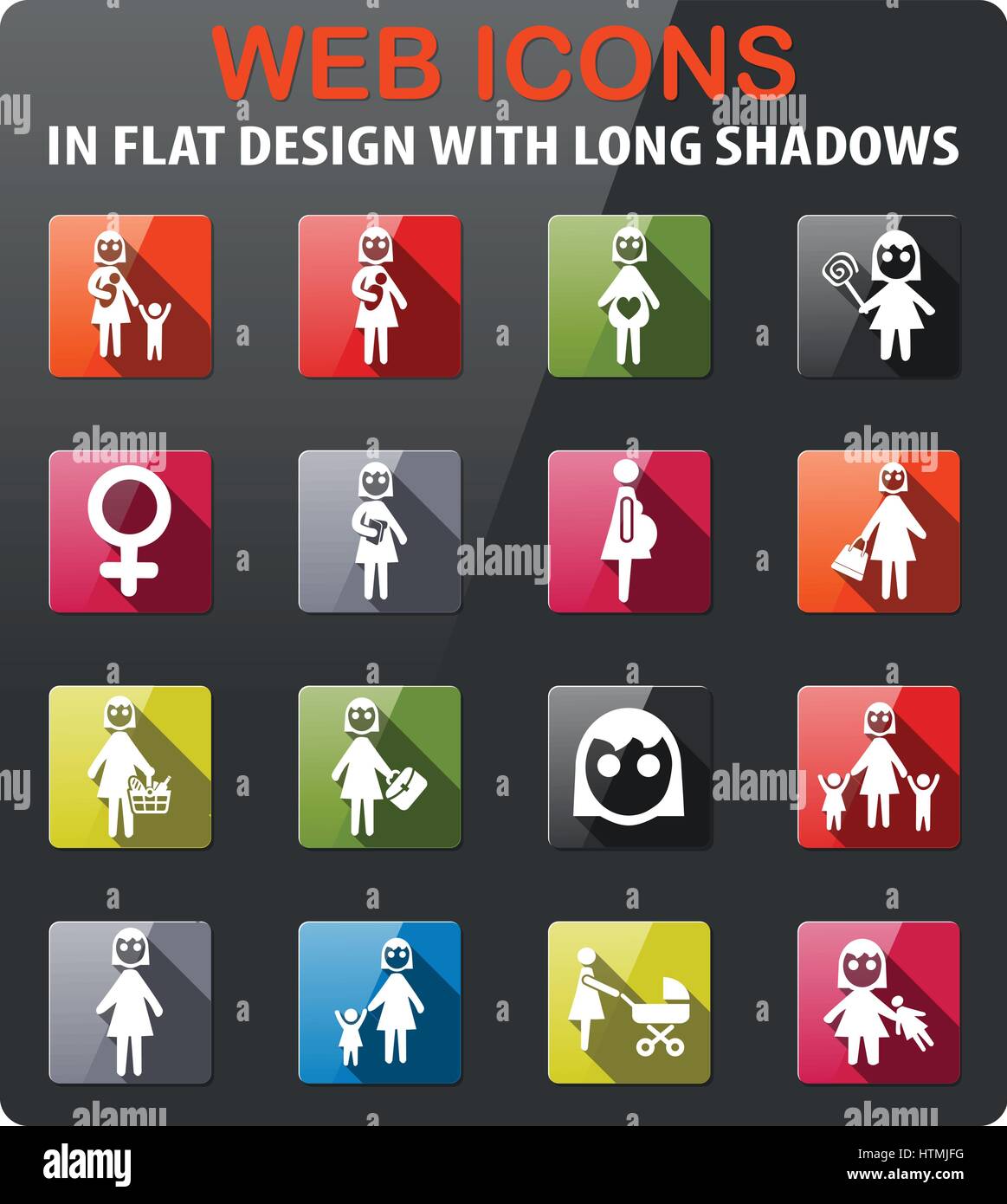 Pregnant woman shadow Stock Vector Images - Alamy