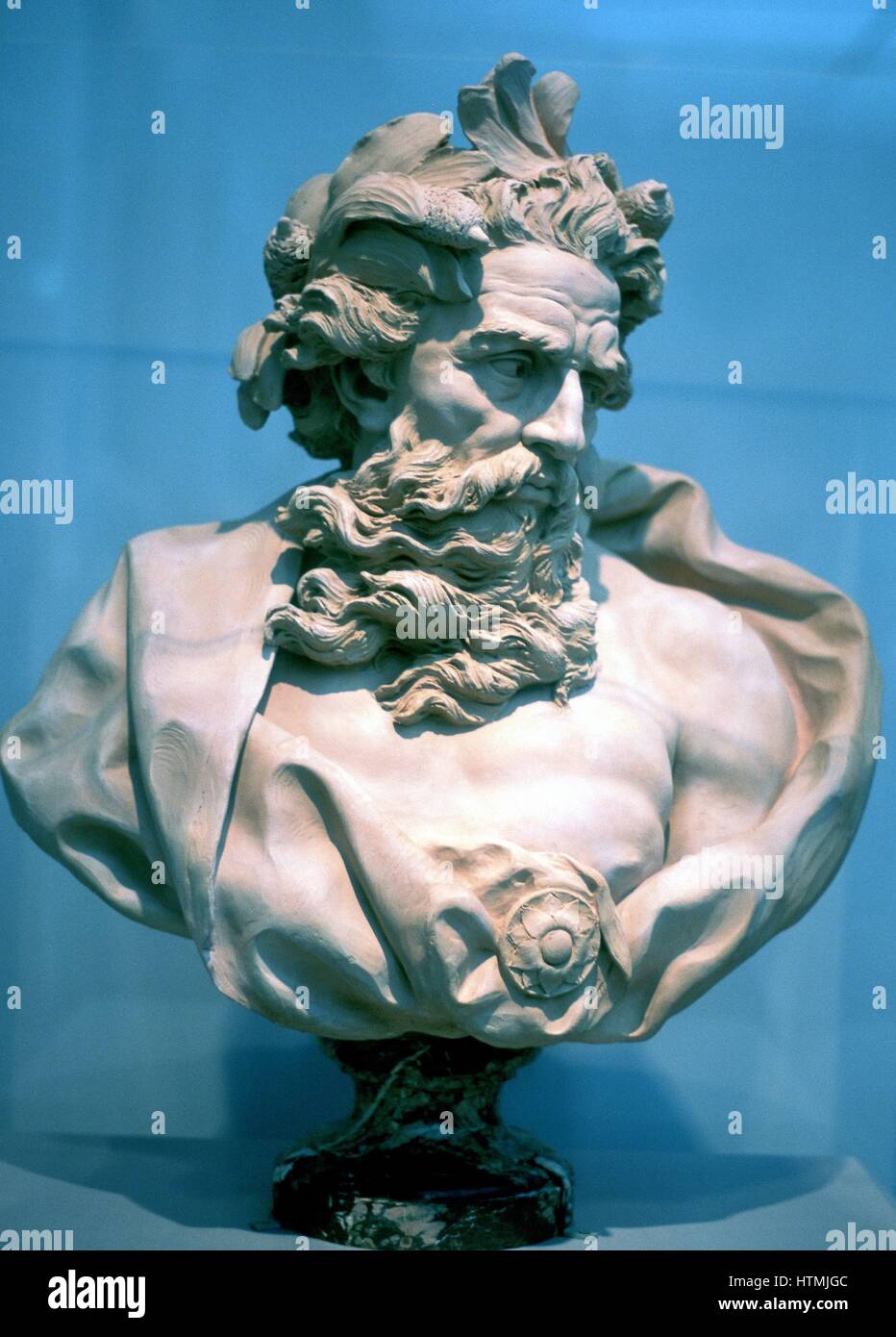 Neptune, god of the oceans. From an antique bust Stock Photo - Alamy
