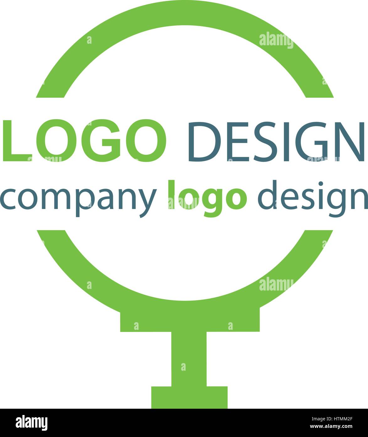 design magnifying glass logo green Stock Vector Image & Art - Alamy