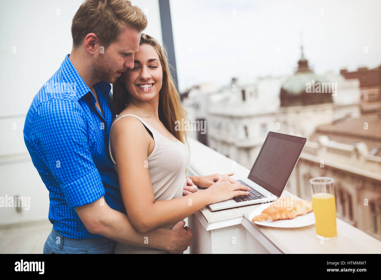 Beautiful couple in love hugging and embracing moment Stock Photo - Alamy