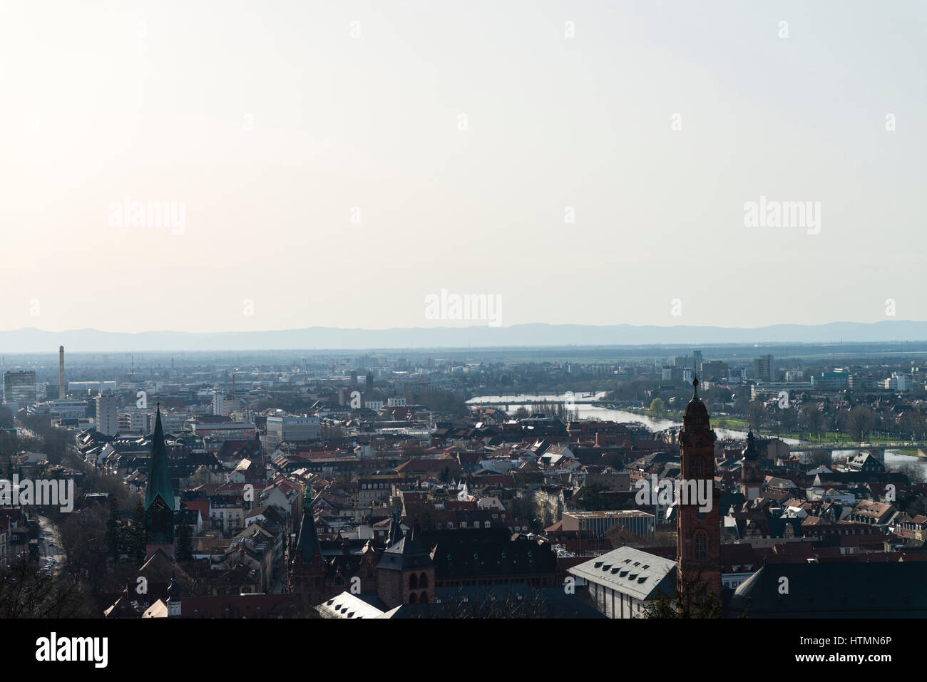 Heidelberger castle panorama hi-res stock photography and images - Alamy