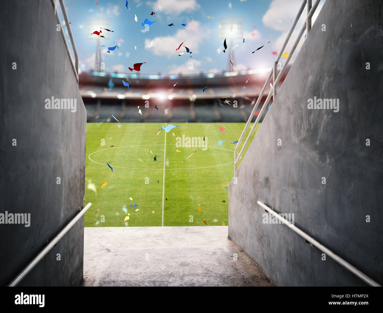 Football Stadium Entrance Tunnel High Resolution Stock Photography and ...