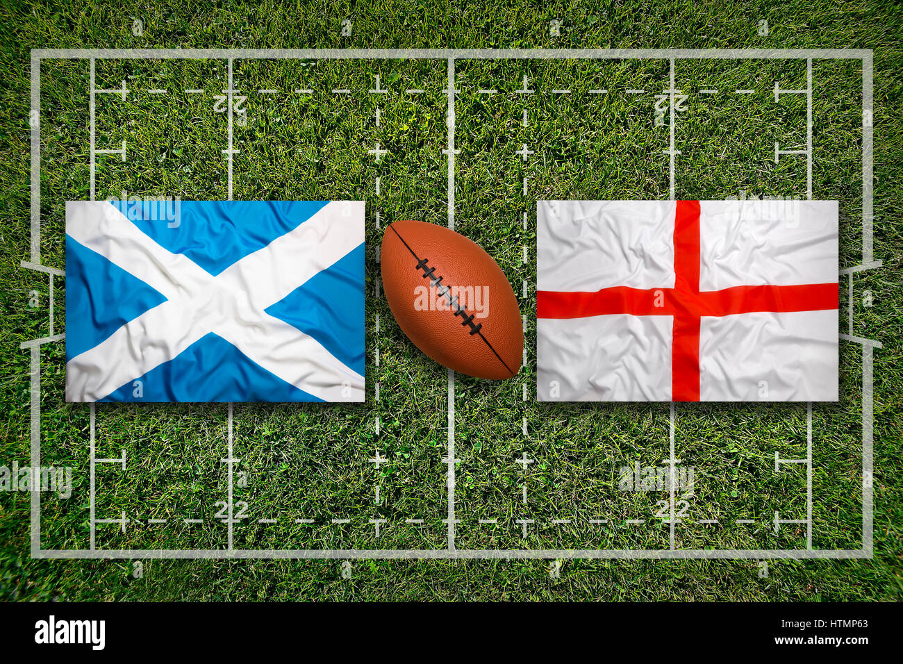 England vs scotland game hi-res stock photography and images - Alamy