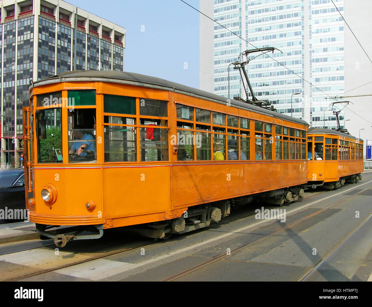 Orange tramway hi-res stock photography and images - Alamy