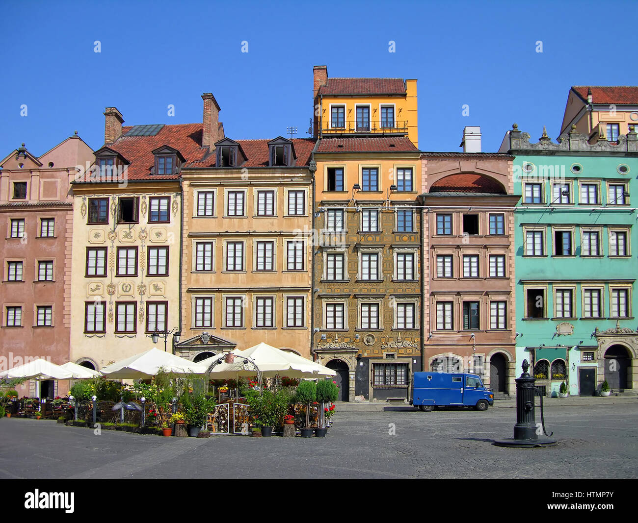 Warsaw poland on roof hi-res stock photography and images - Alamy