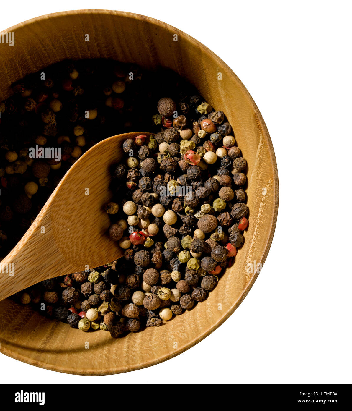 Mixed Peppercorns isolated in a bowl Stock Photo - Alamy