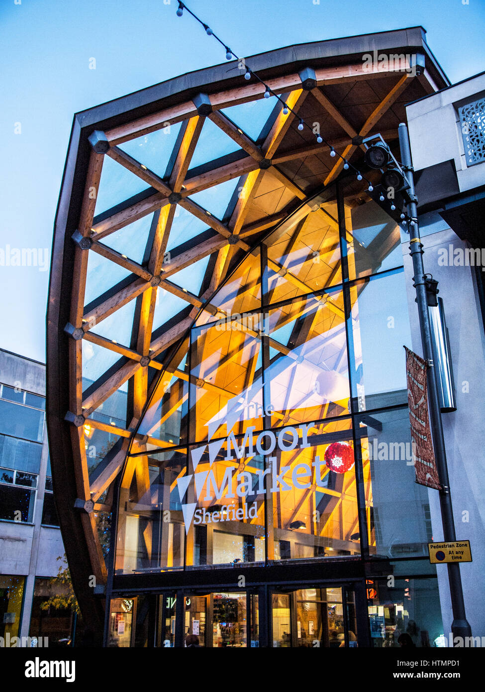 The new Moor Market, The Moor, Sheffield, Shot on 05 Dec 2014 Stock ...