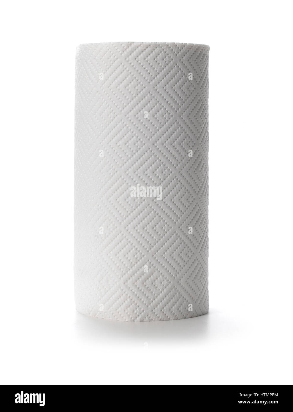 Kitchen roll on white Stock Photo - Alamy