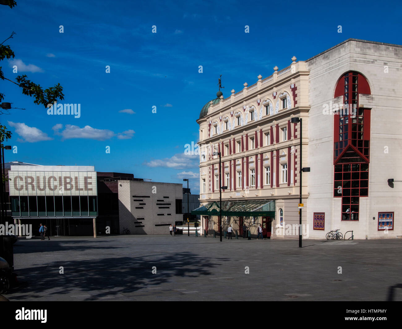 The Crucible and Lyceum theatres, Sheffield Stock Photo - Alamy