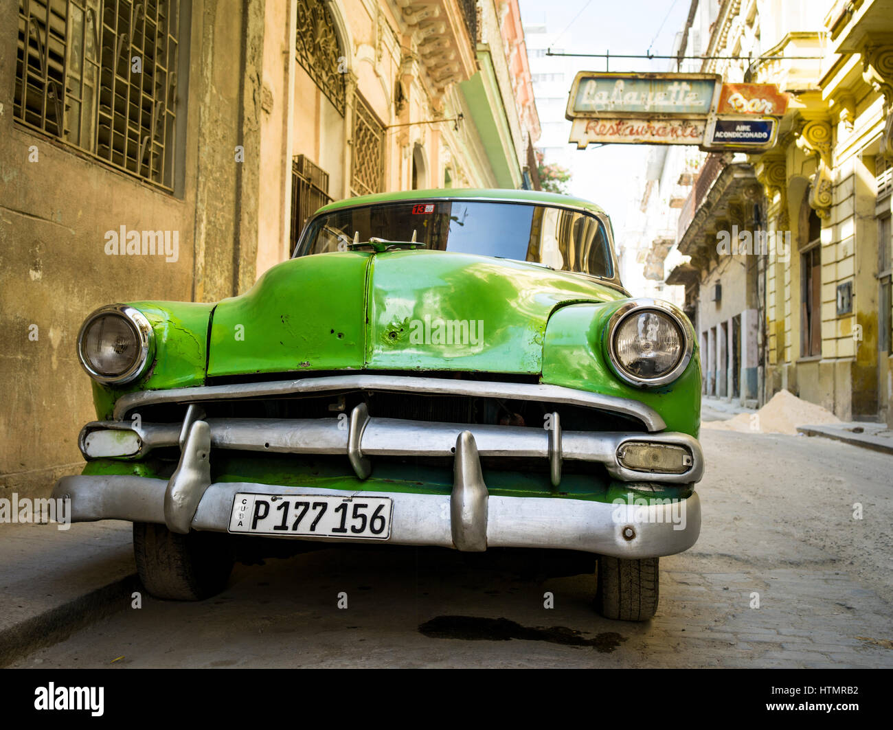 Old Chevrolet at the roadside, Havana, Cuba Stock Photo - Alamy