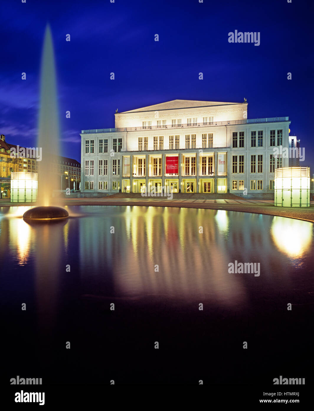 Opera house at augustusplatz hi-res stock photography and images - Alamy