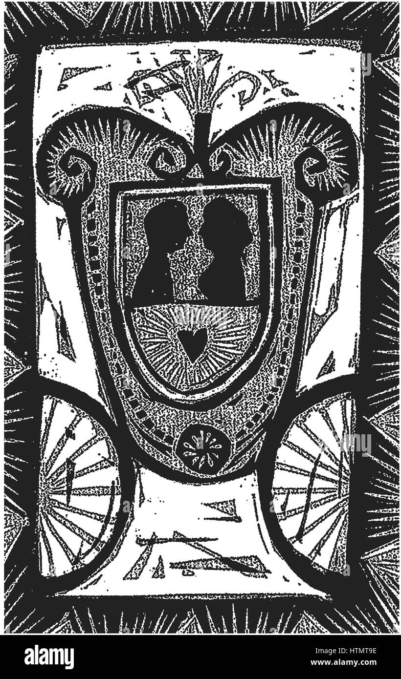 Woodcut border hi-res stock photography and images - Alamy