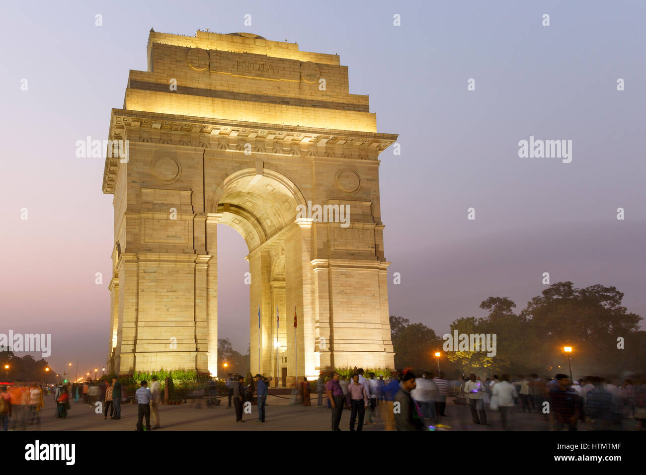 India gate evening light hi-res stock photography and images - Alamy