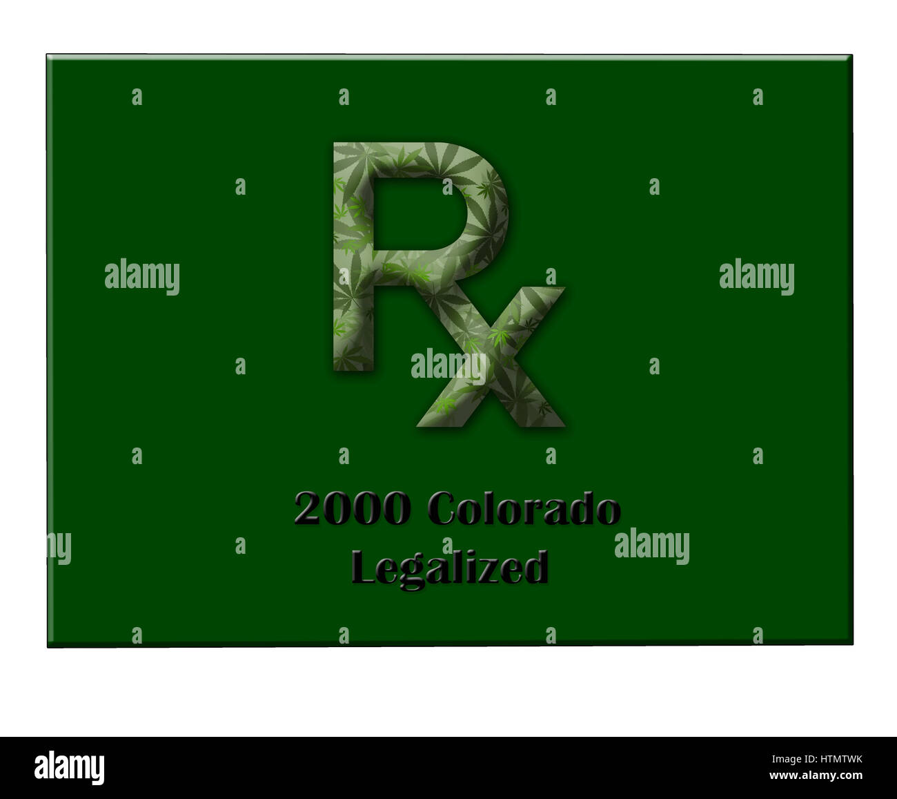 Map of the state of Colorado illustrating when medical marijuana was ...