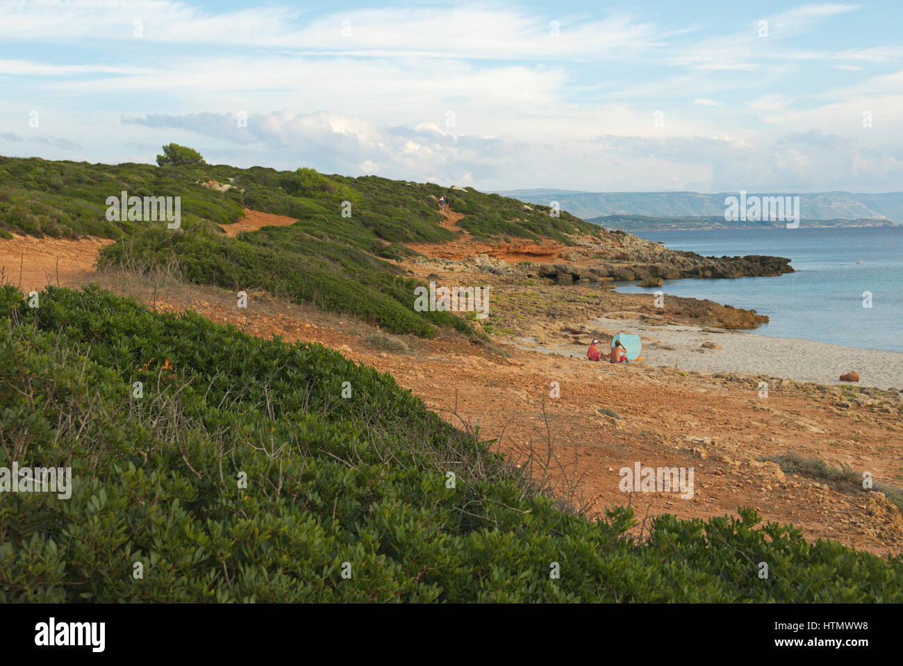 Le Bombarde beach, near Alghero, Sardinia, Italy Stock Photo - Alamy