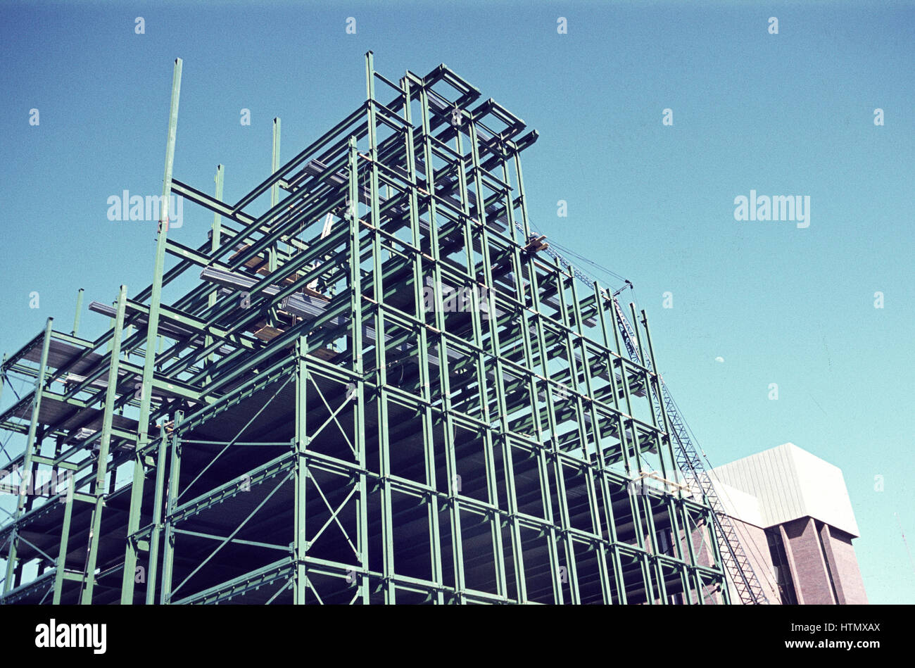 Steel Structure of a Building under Construction Stock Photo - Alamy