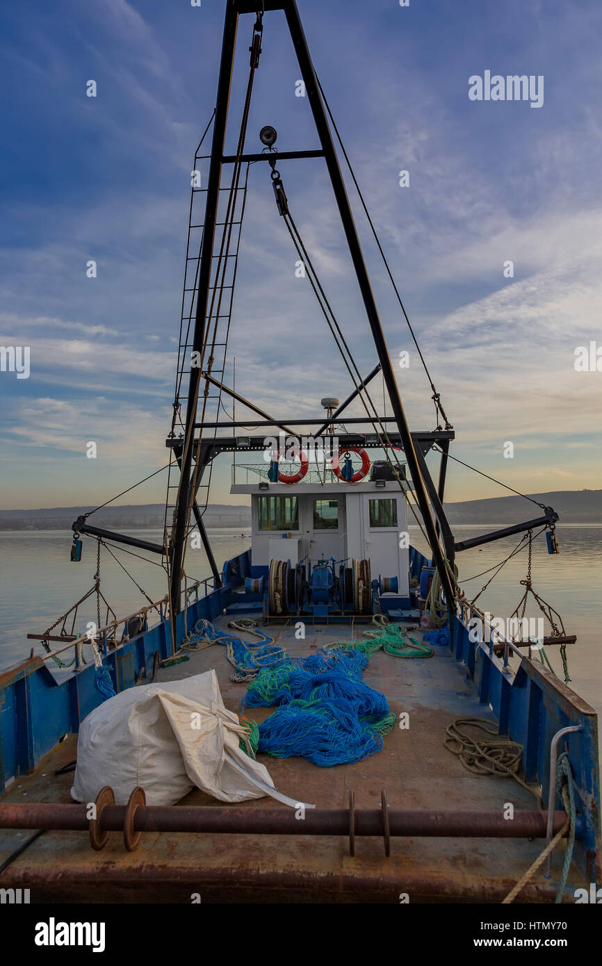 Nets on deck hi-res stock photography and images - Alamy