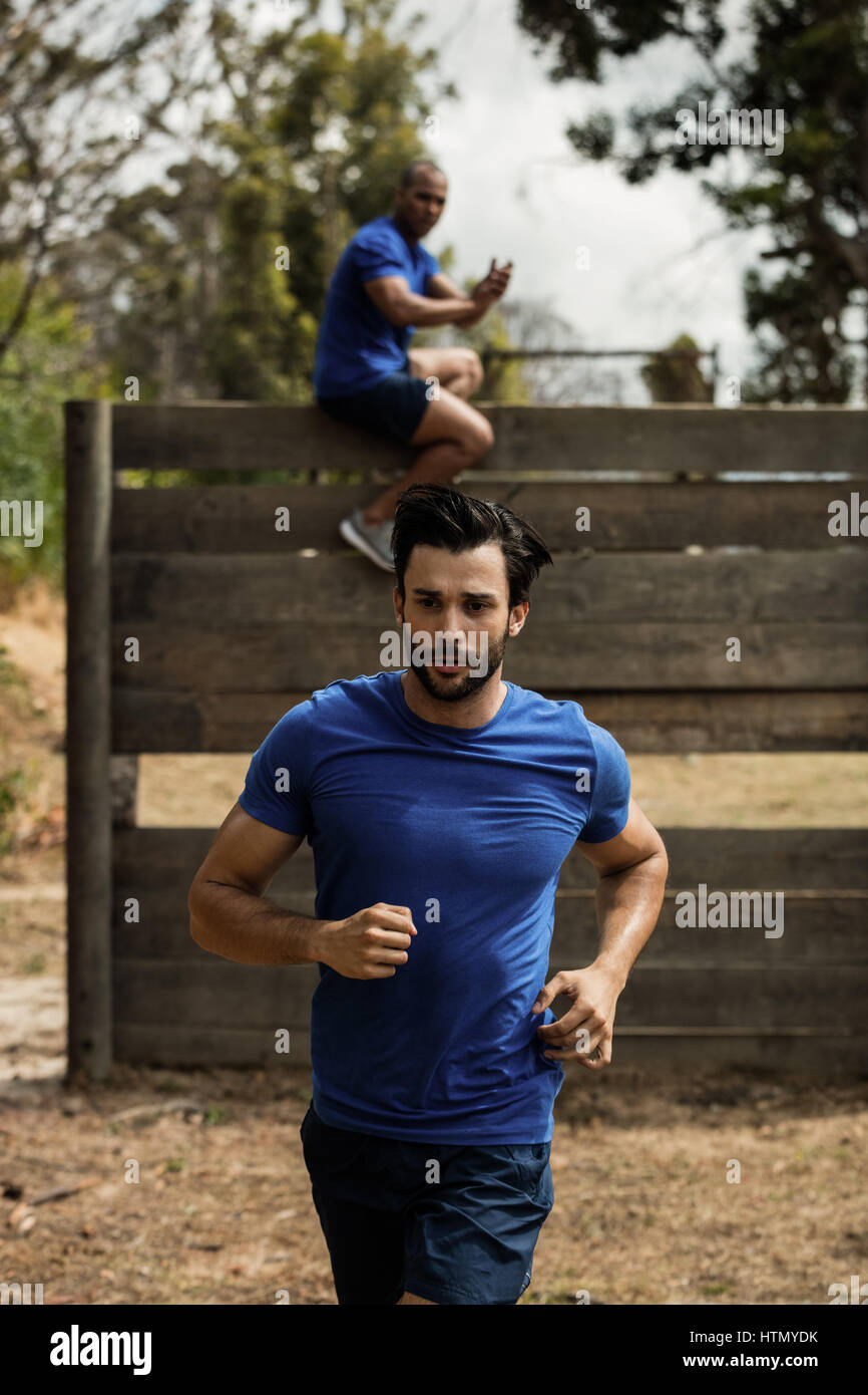 Running the obstacle course hi-res stock photography and images - Alamy