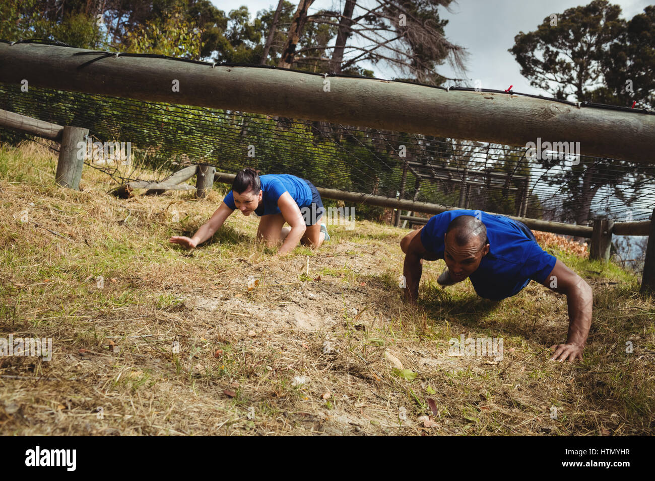 Crawling under net hi-res stock photography and images - Alamy