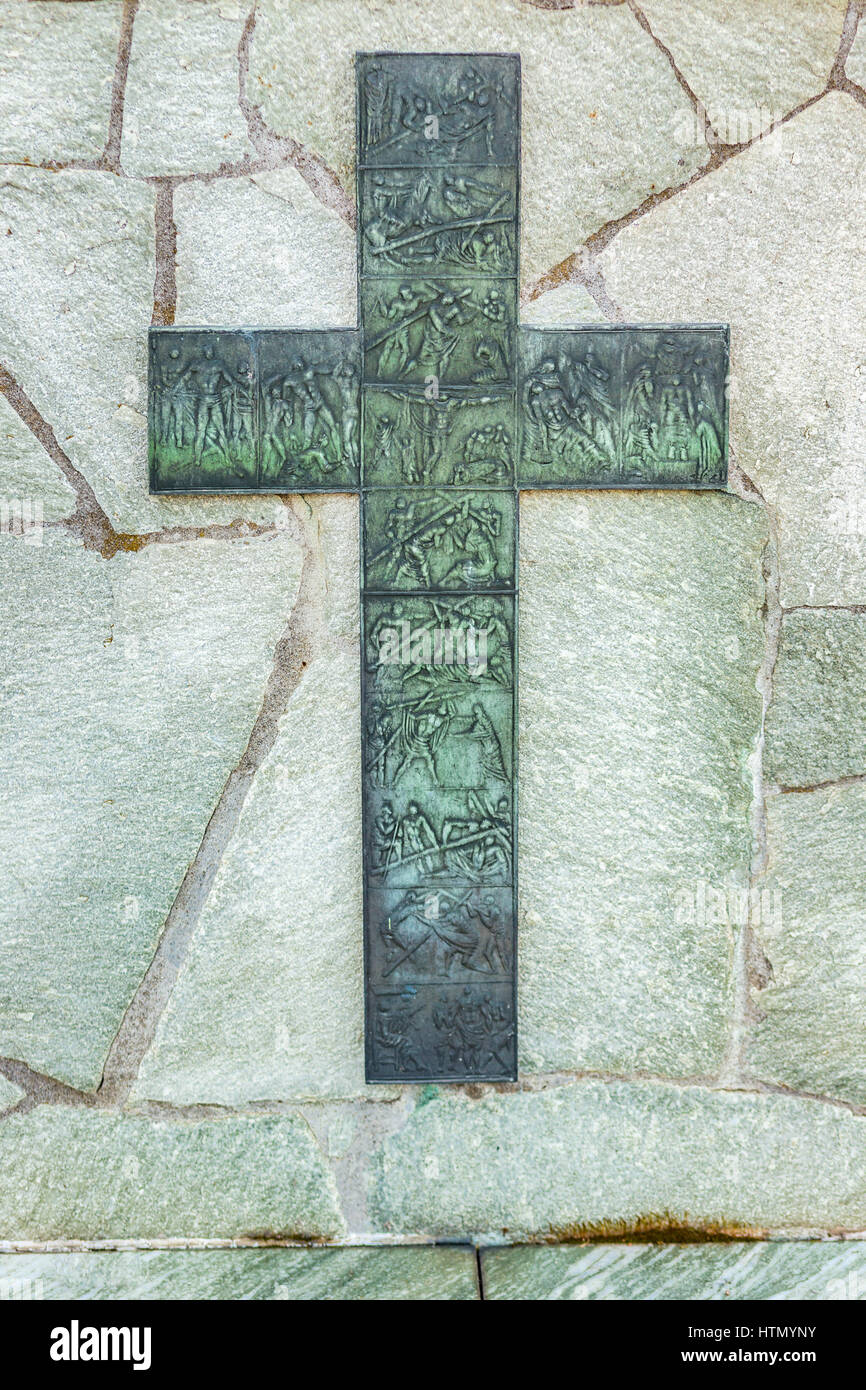 Iron cross on marble hi-res stock photography and images - Alamy