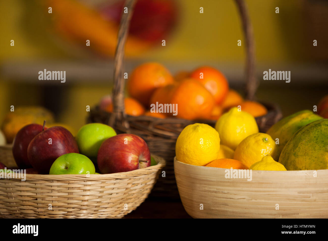 Fruit vegetable section in supermarket hi-res stock photography and ...
