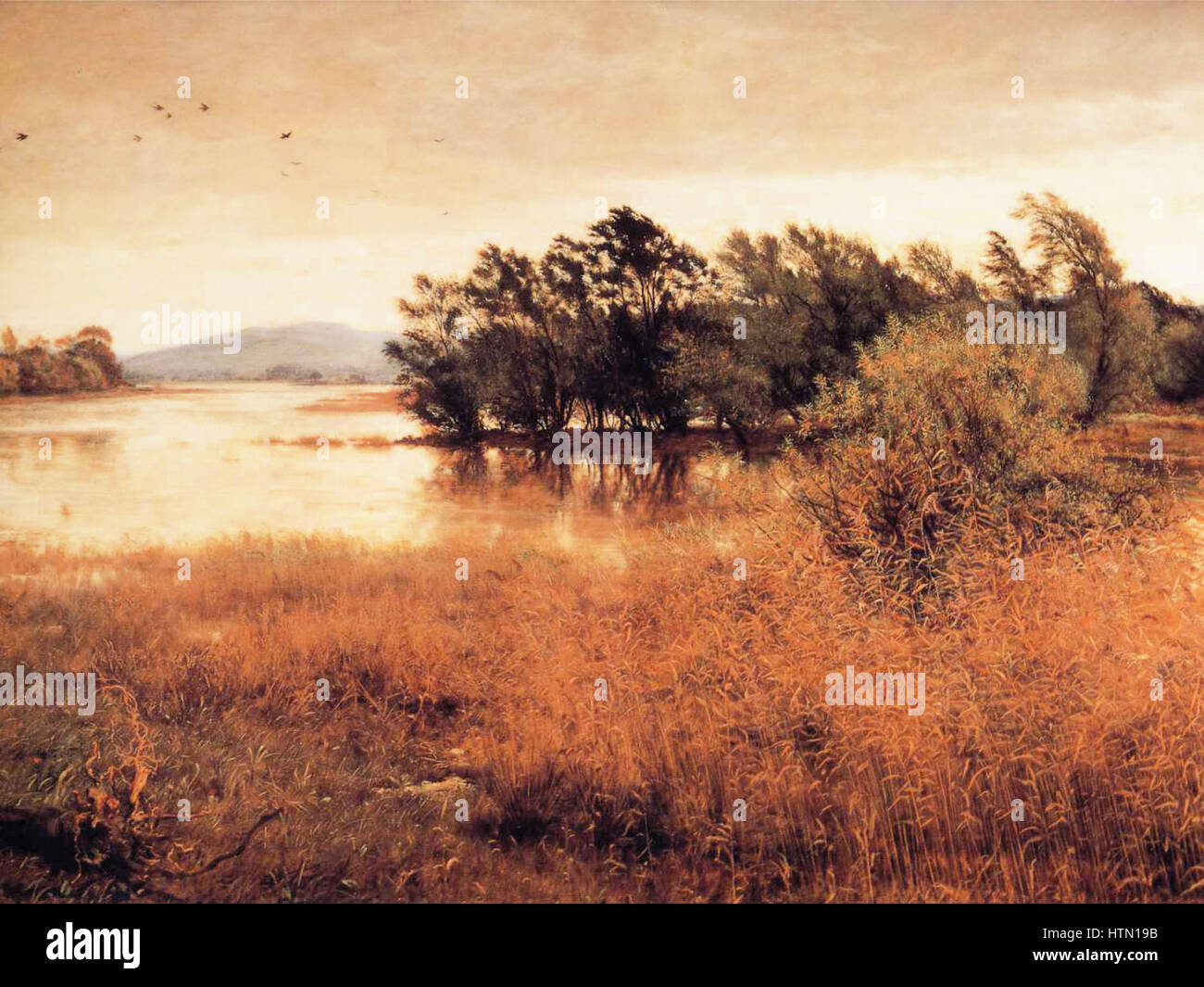 John Everett Millais - Chill October Stock Photo - Alamy