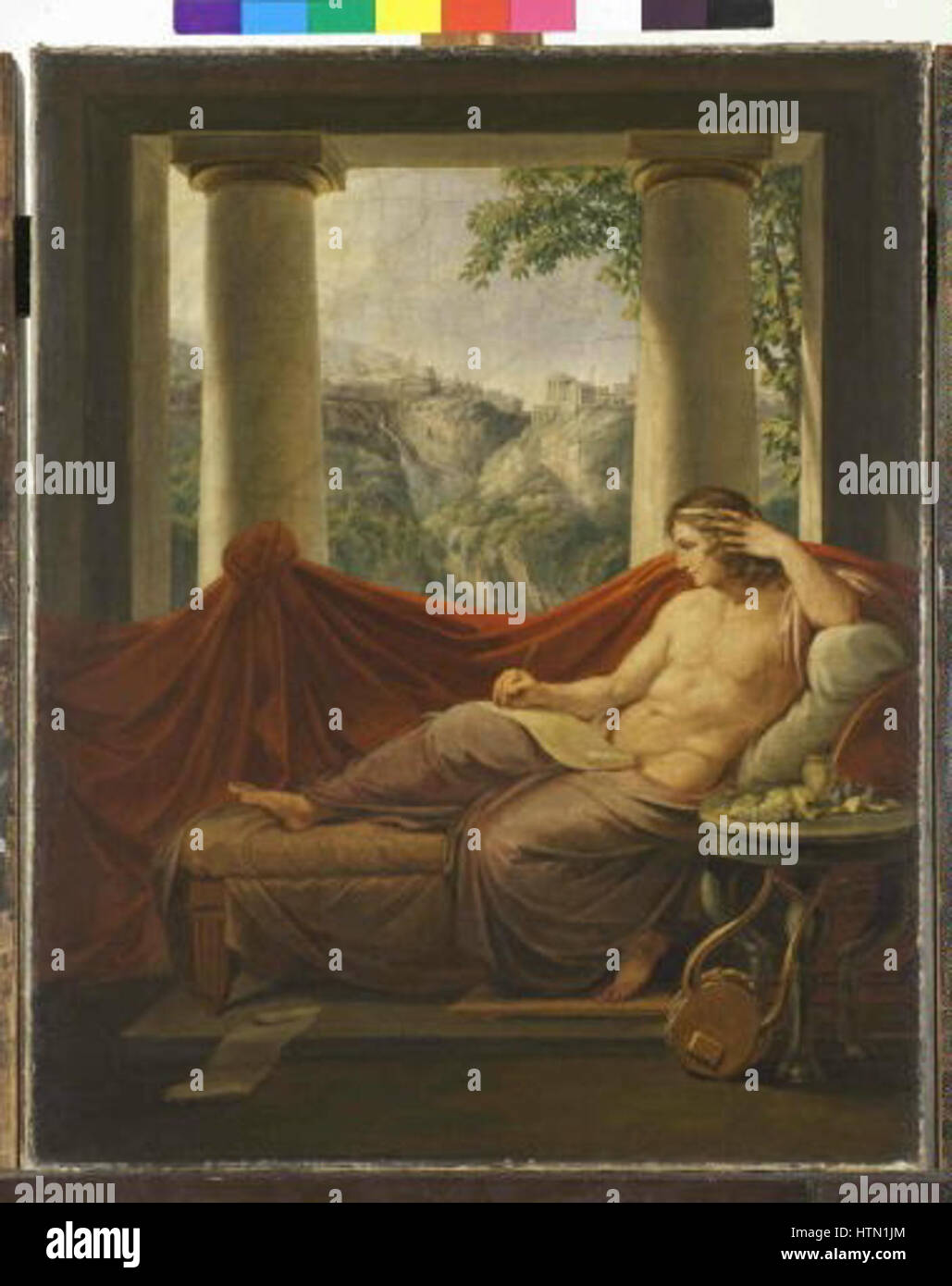 Josef Abel's work 'Horatius ve sve vile v Tiburu' depicts the Roman ...