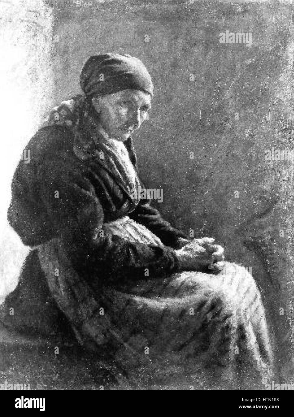 Lev Lerch 1856-1892 - Sedici starena Stock Photo - Alamy