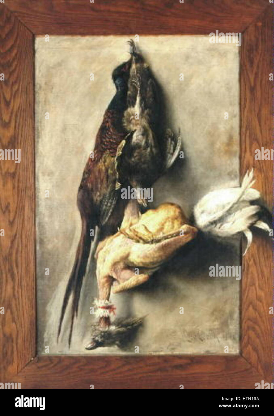 'Bazant a koroptve' by Lev Lerch depicts a pheasant and a partridge in ...