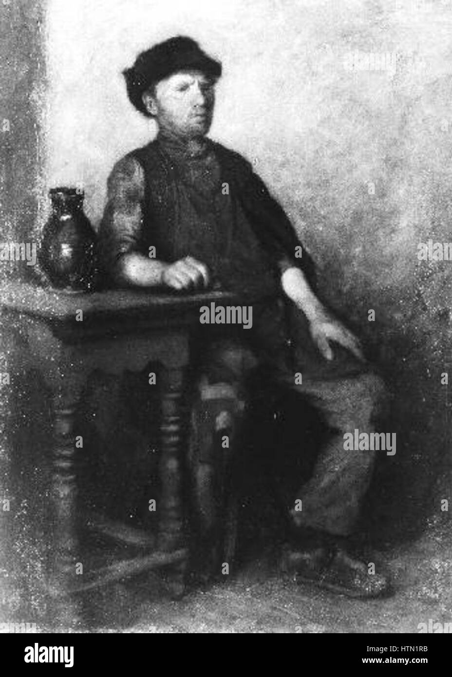 Lev Lerch 1856-1892 - Pri pive Stock Photo - Alamy