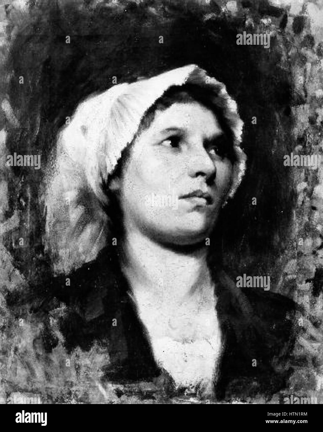 Female artist portrayal Black and White Stock Photos & Images - Alamy