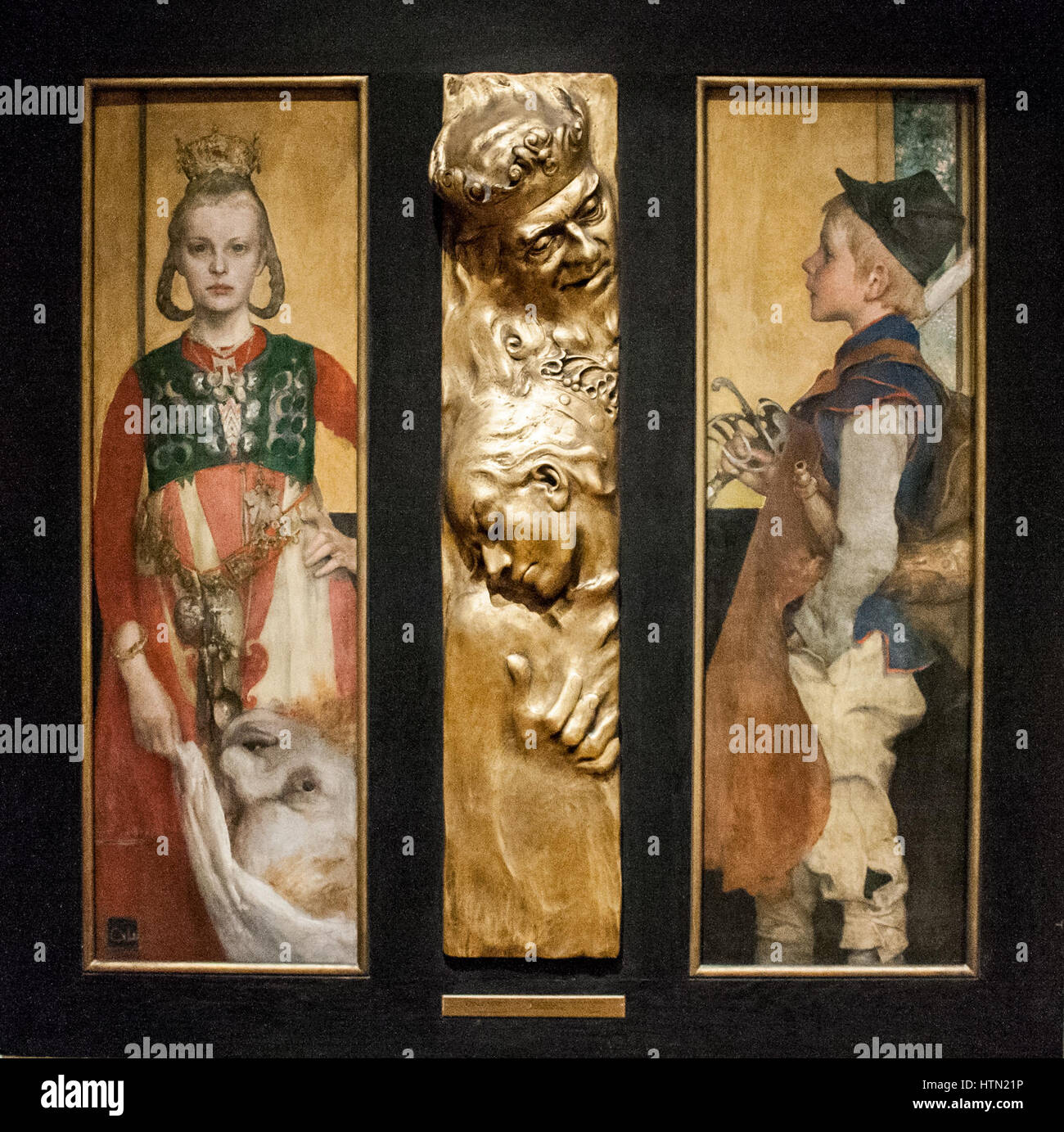 'A Swedish Fairy Tale' by Carl Larsson is a painting that depicts an ...