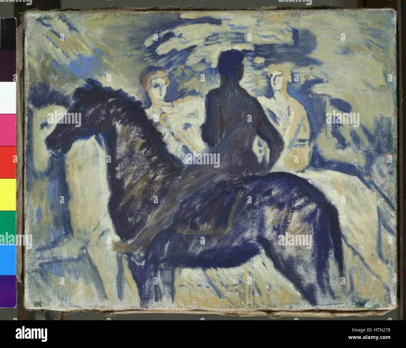 The 'Jezdci Setkani' by Jan Preisler depicts mounted figures in a ...