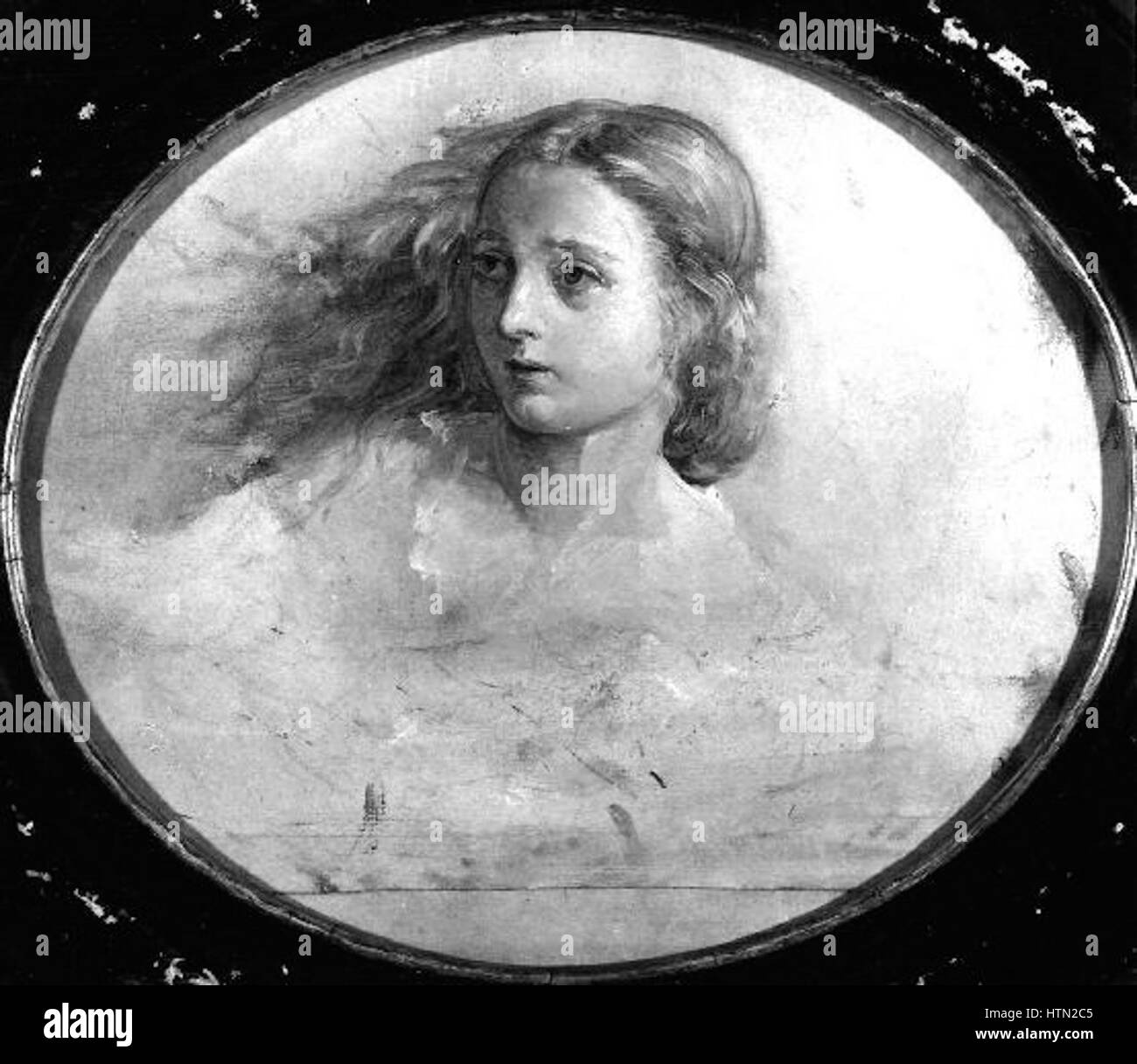 Josef Manes 1820-1871 - Divci hlava Stock Photo - Alamy