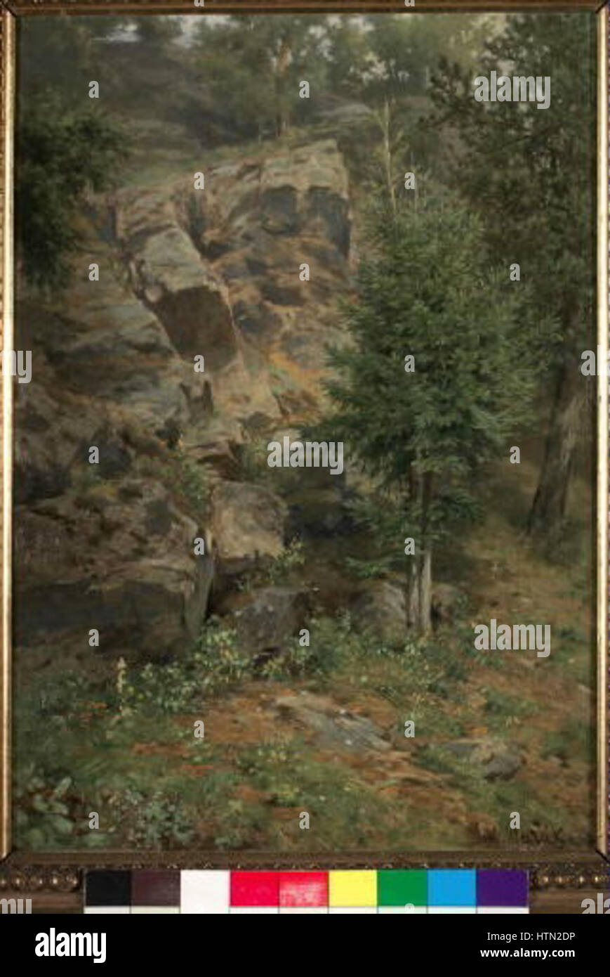 Julius Marak 21. 3. 1832-8. 10. 1899 - Skala v lese Stock Photo - Alamy