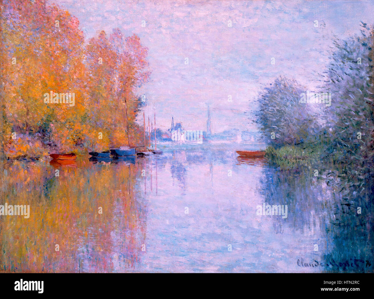 Autumn on the Seine, Argenteuil by Claude Monet, High Museum of Art ...
