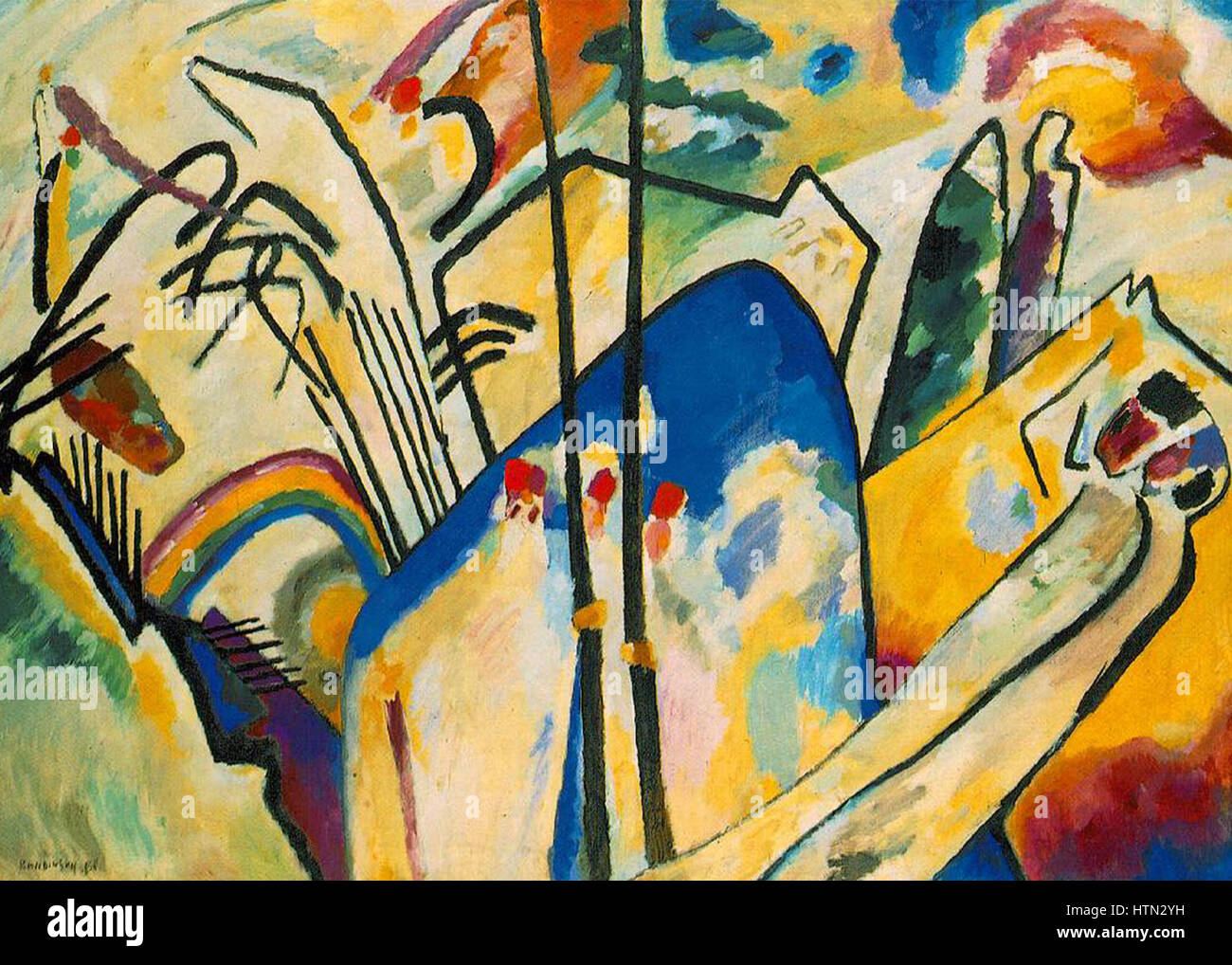 Kandinsky Sketch Composition Vii
