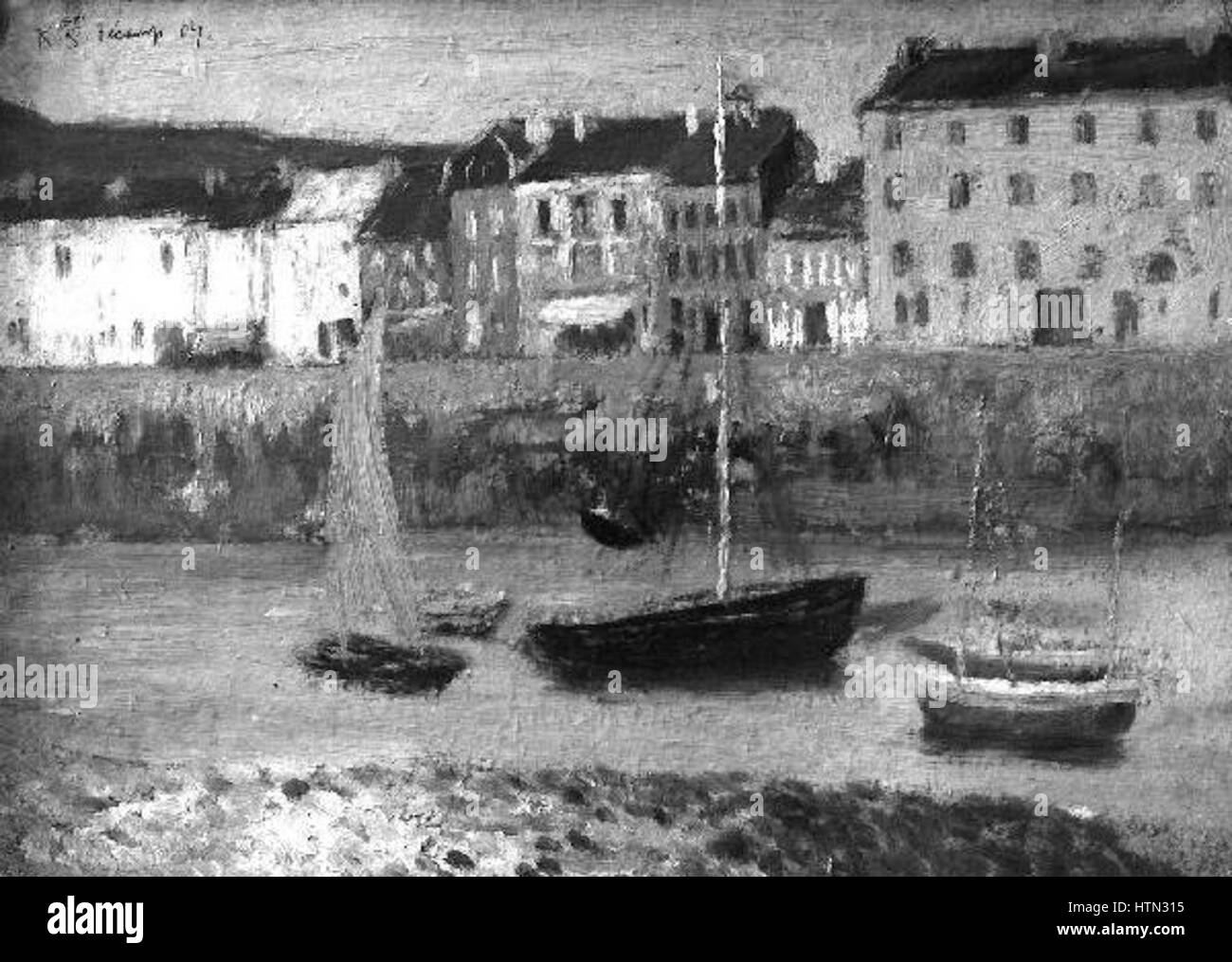 Karel Spillar 1871-1939 - Fecamp Pristav Stock Photo - Alamy